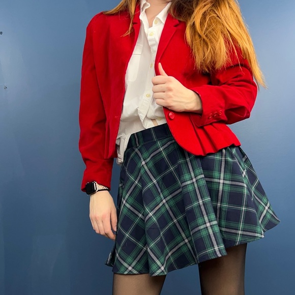 American Vintage | Jackets & Coats | 7s Vintage Bright Red Coat | Poshmark